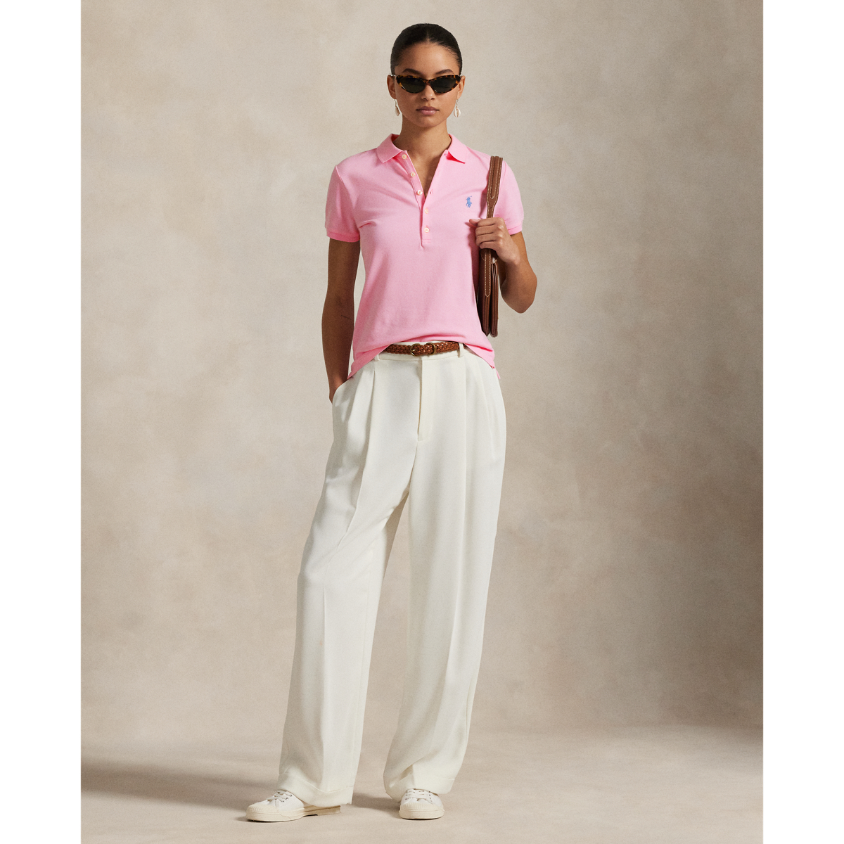 RALPH LAUREN Slim Fit Stretch Polo Shirt
